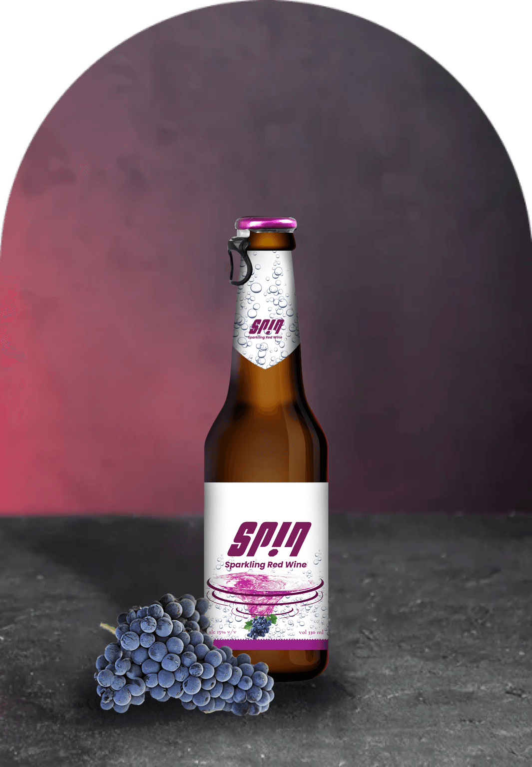 #1 Spin Sparkling Red Wine Luxurious Premium Rico Wines